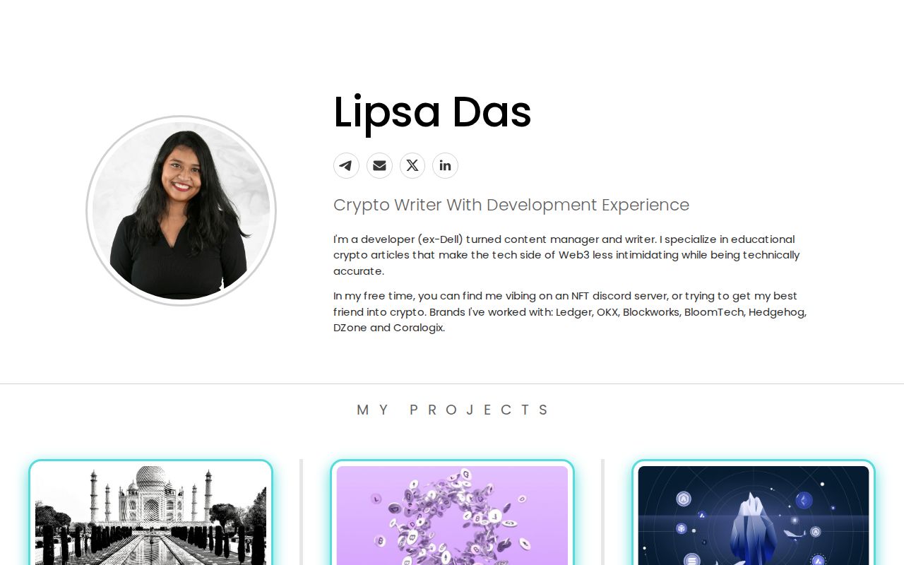Lipsa Das | Web3 Writer